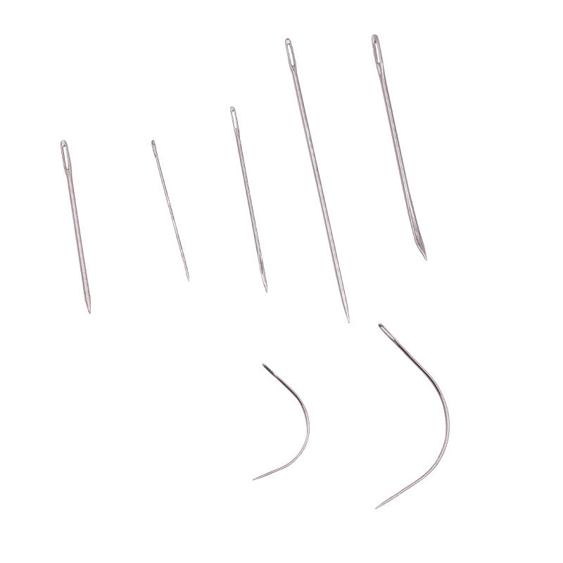 7PCS Pack Hand Repair Upholstery Sewing Needles Carpet Leather Curved ...