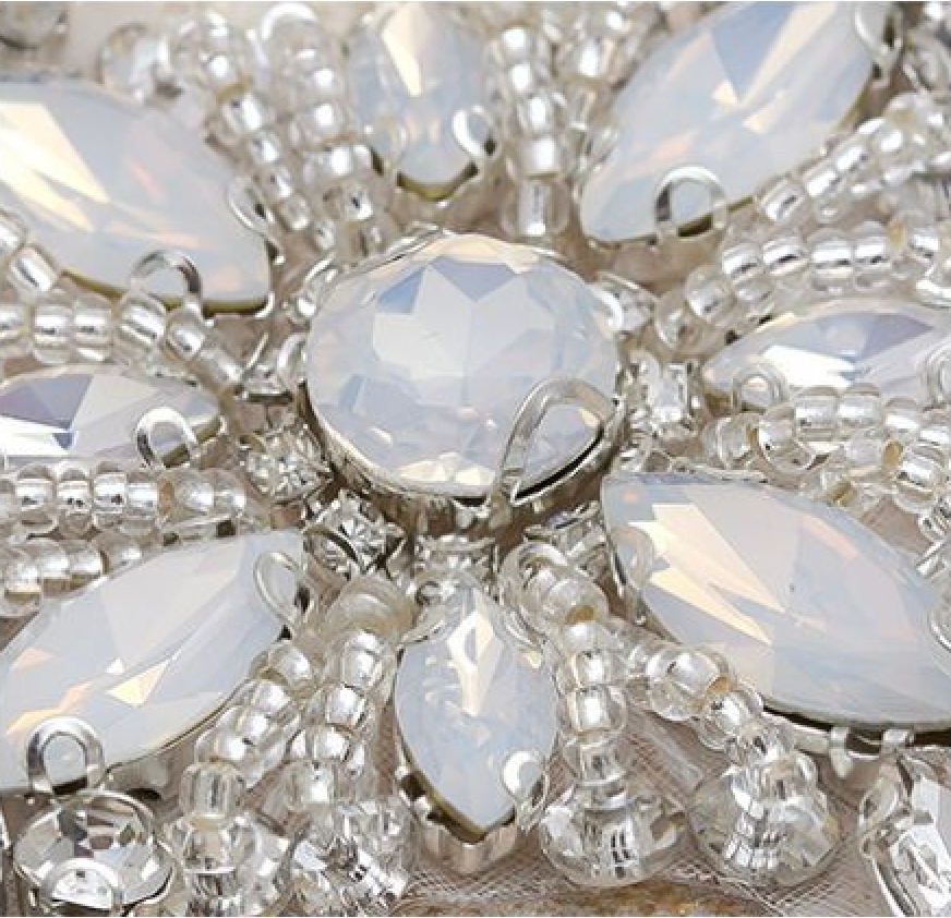 Cross Diamanté embellishment for wedding or evening dress – www ...