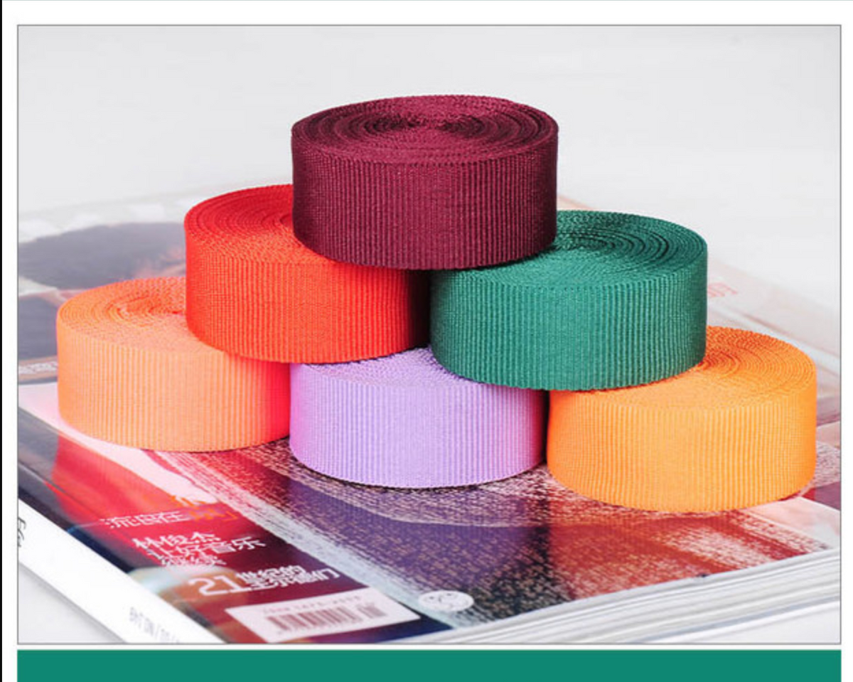 Polyester webbing tape – www.jimmybuttons.com.au