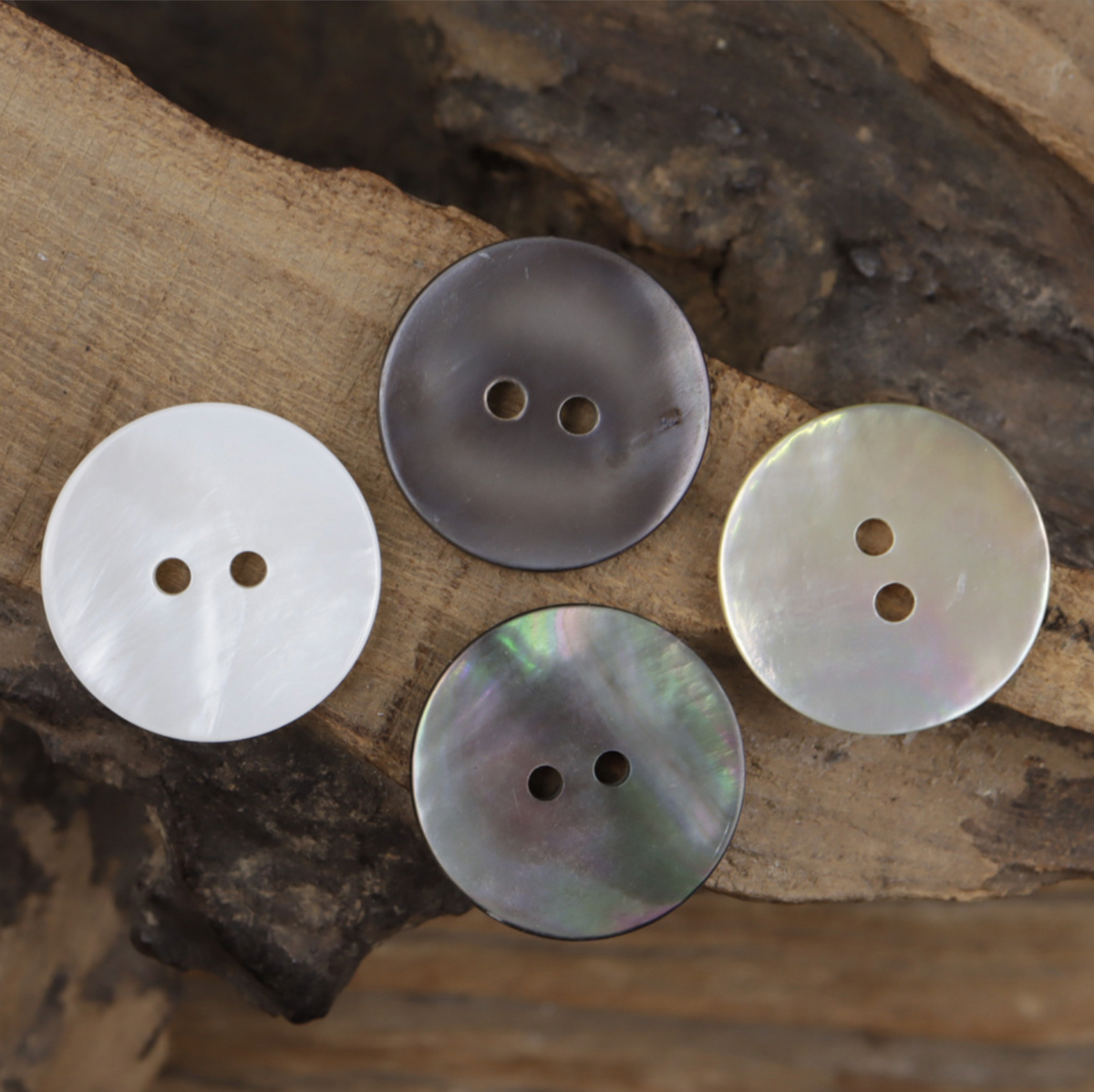 Natural Black MOP buttons – www.jimmybuttons.com.au