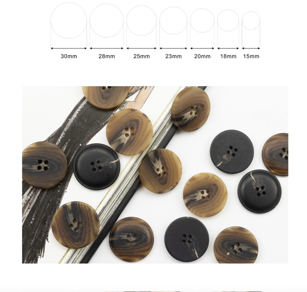 Double size use 4H button – www.jimmybuttons.com.au