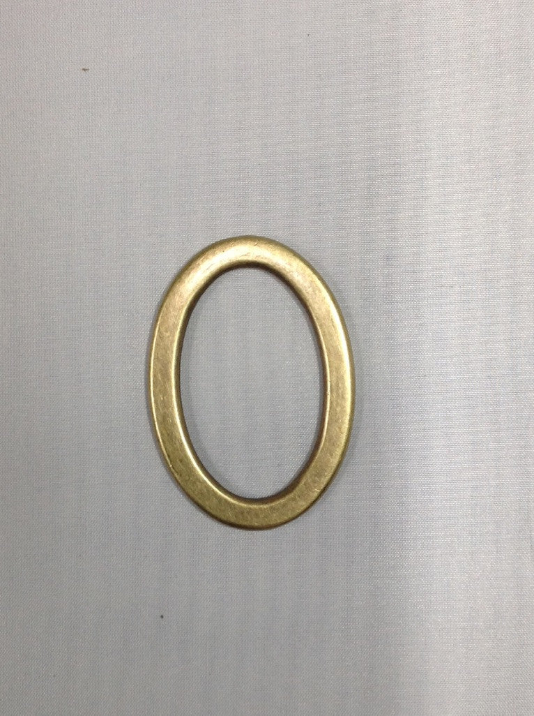 Metal Oval ring – www.jimmybuttons.com.au