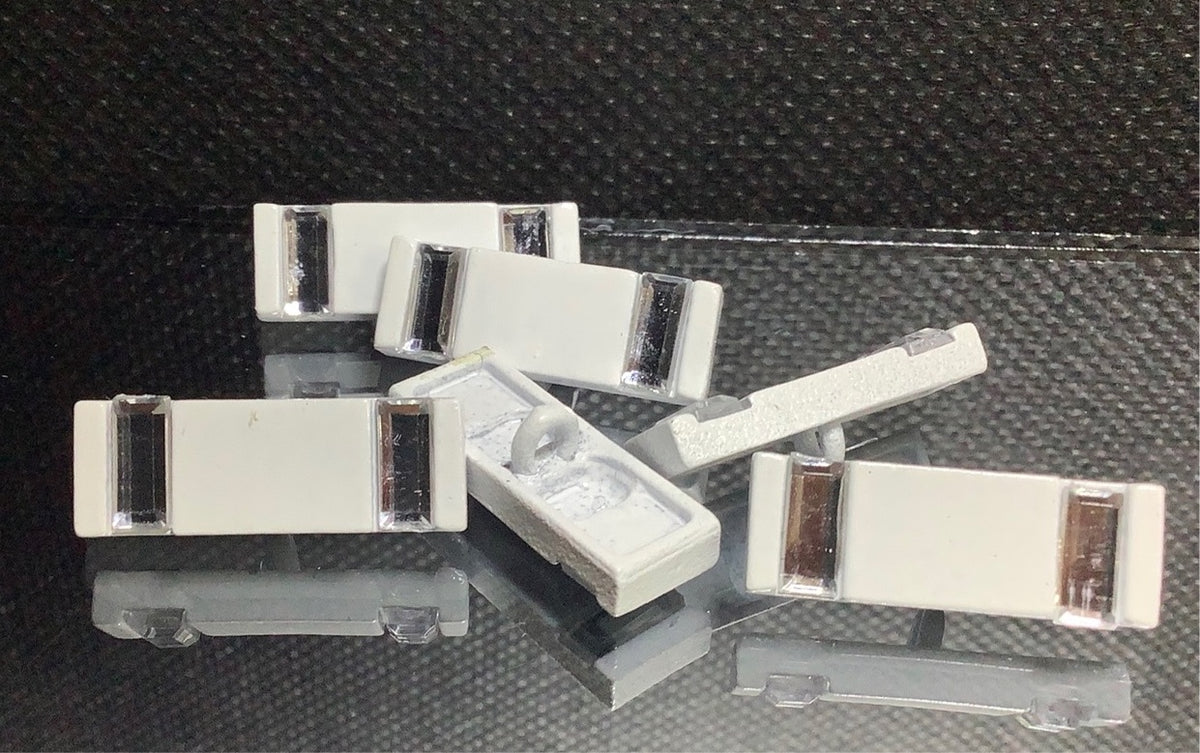 Rectangle shank button in matt – www.jimmybuttons.com.au