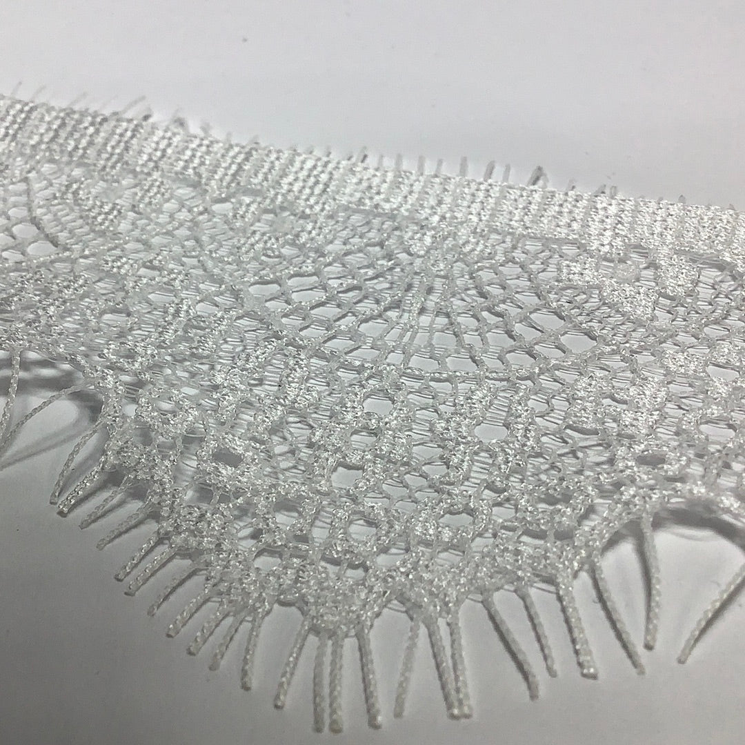 ATRibbons Pack of Delicate Eyelash Shape Wide Chantily lace – www ...