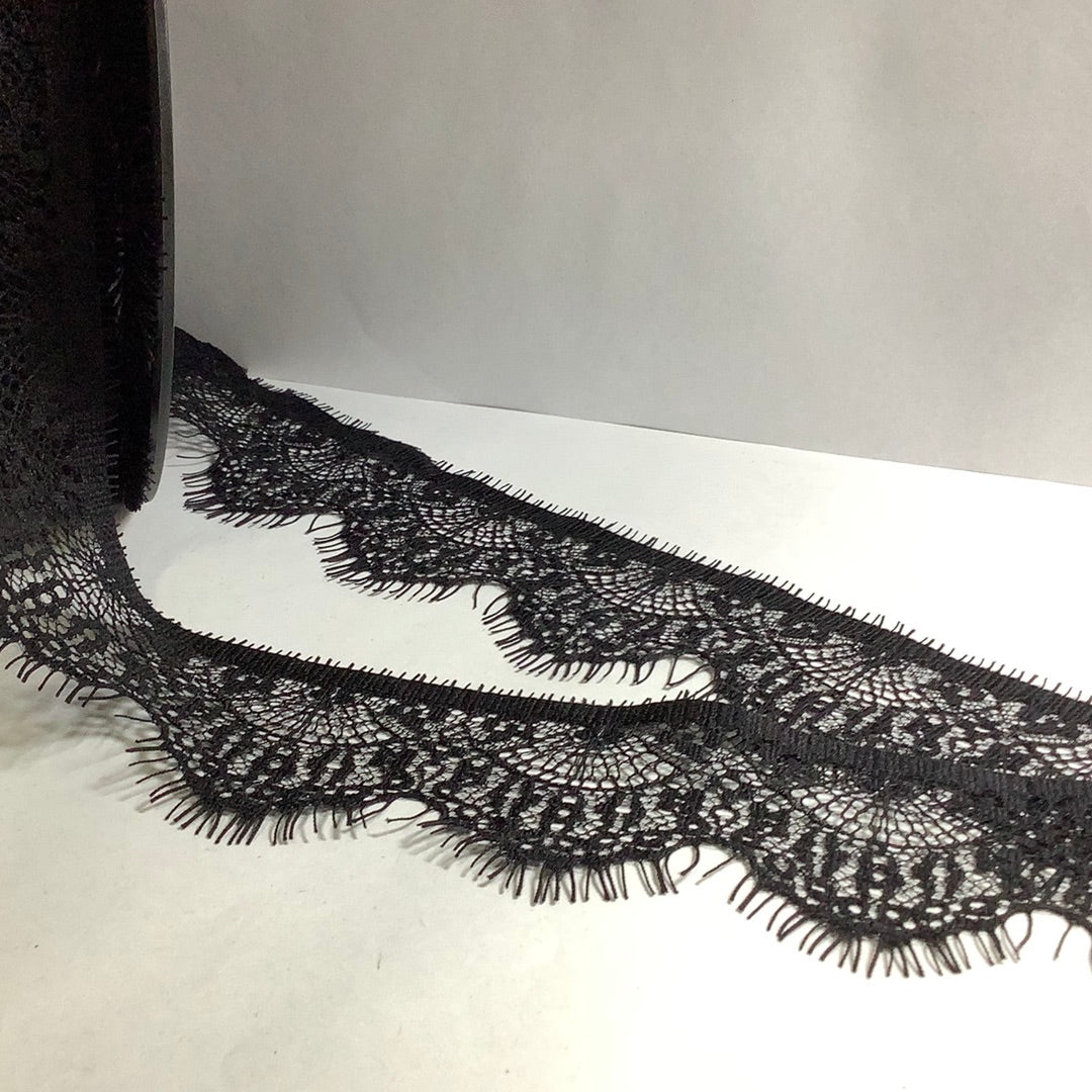 ATRibbons Pack of Delicate Eyelash Shape Wide Chantily lace – www ...