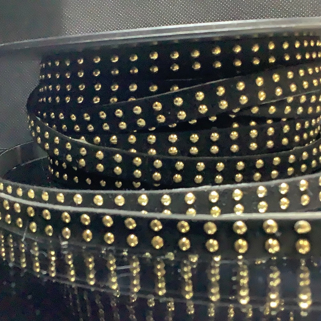 Suded tape with metal studs – www.jimmybuttons.com.au