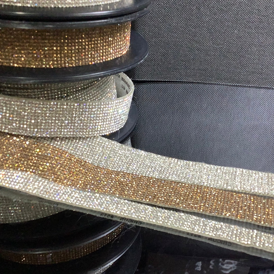 Iron on diamanté trims – www.jimmybuttons.com.au