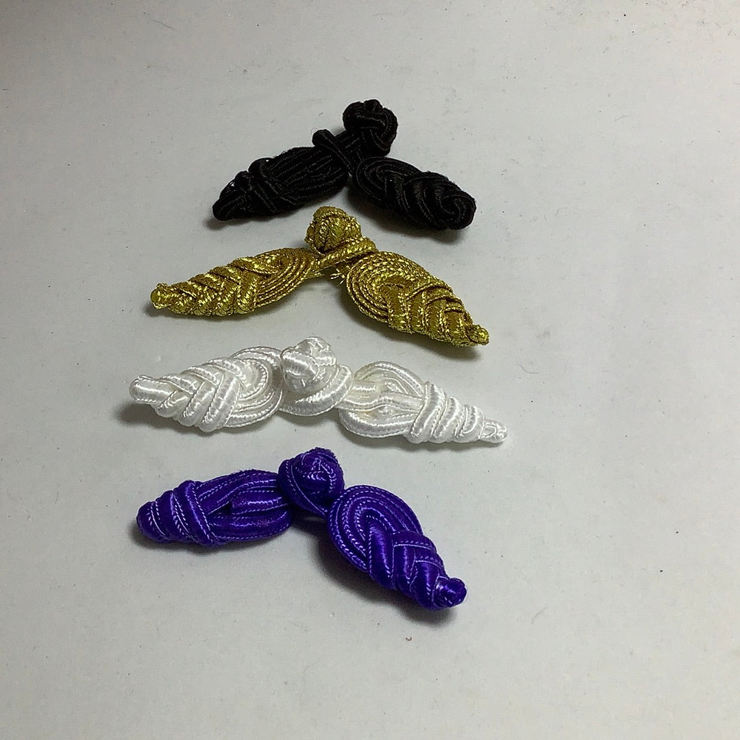 Vintage Fabric Frogs Closure, Chinese Frog Closure, Braided Frog – www ...