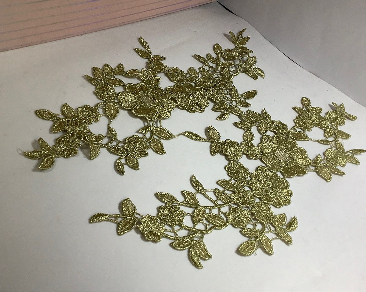 Corded lurex embroidery appliques – www.jimmybuttons.com.au