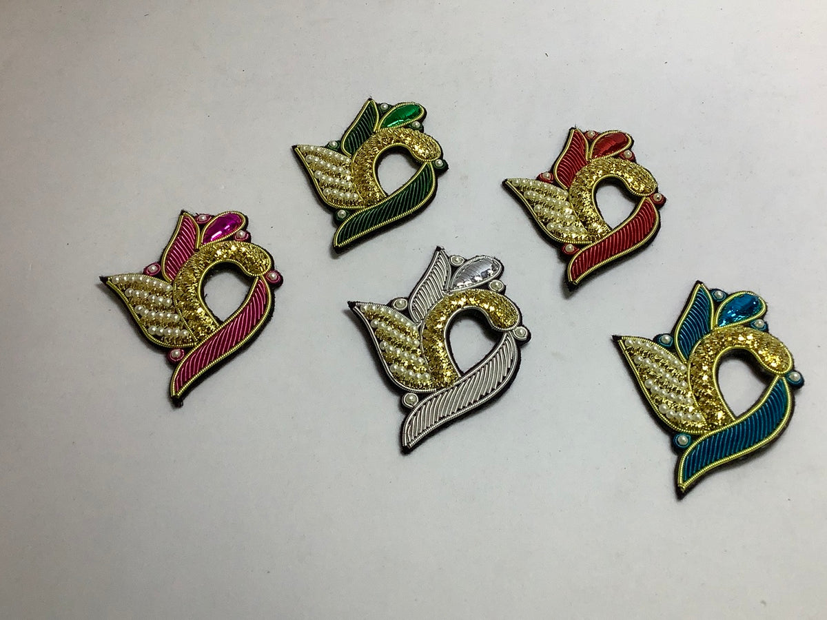 Luxury emb beading decorative Patches – www.jimmybuttons.com.au