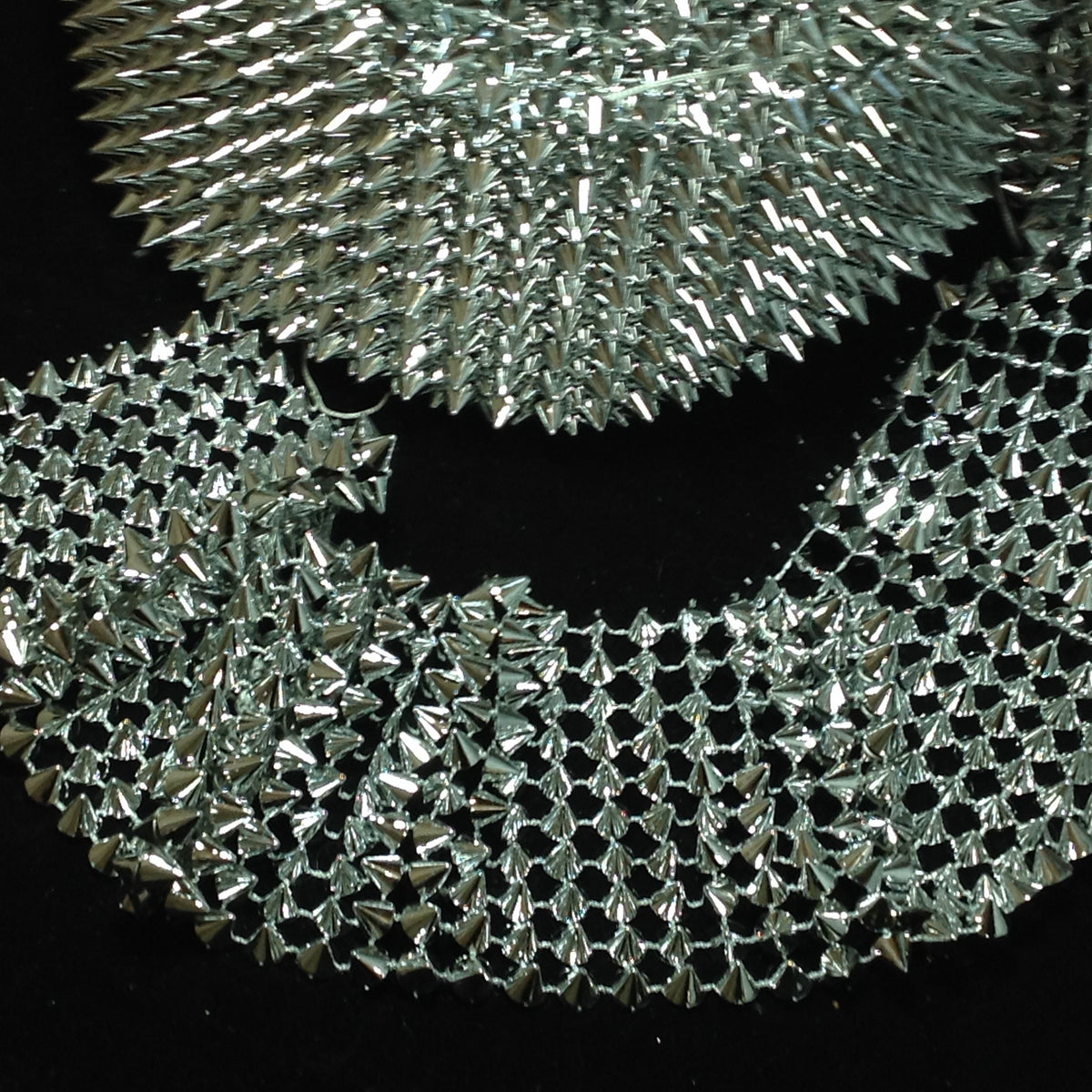 Metallic spike trim – www.jimmybuttons.com.au