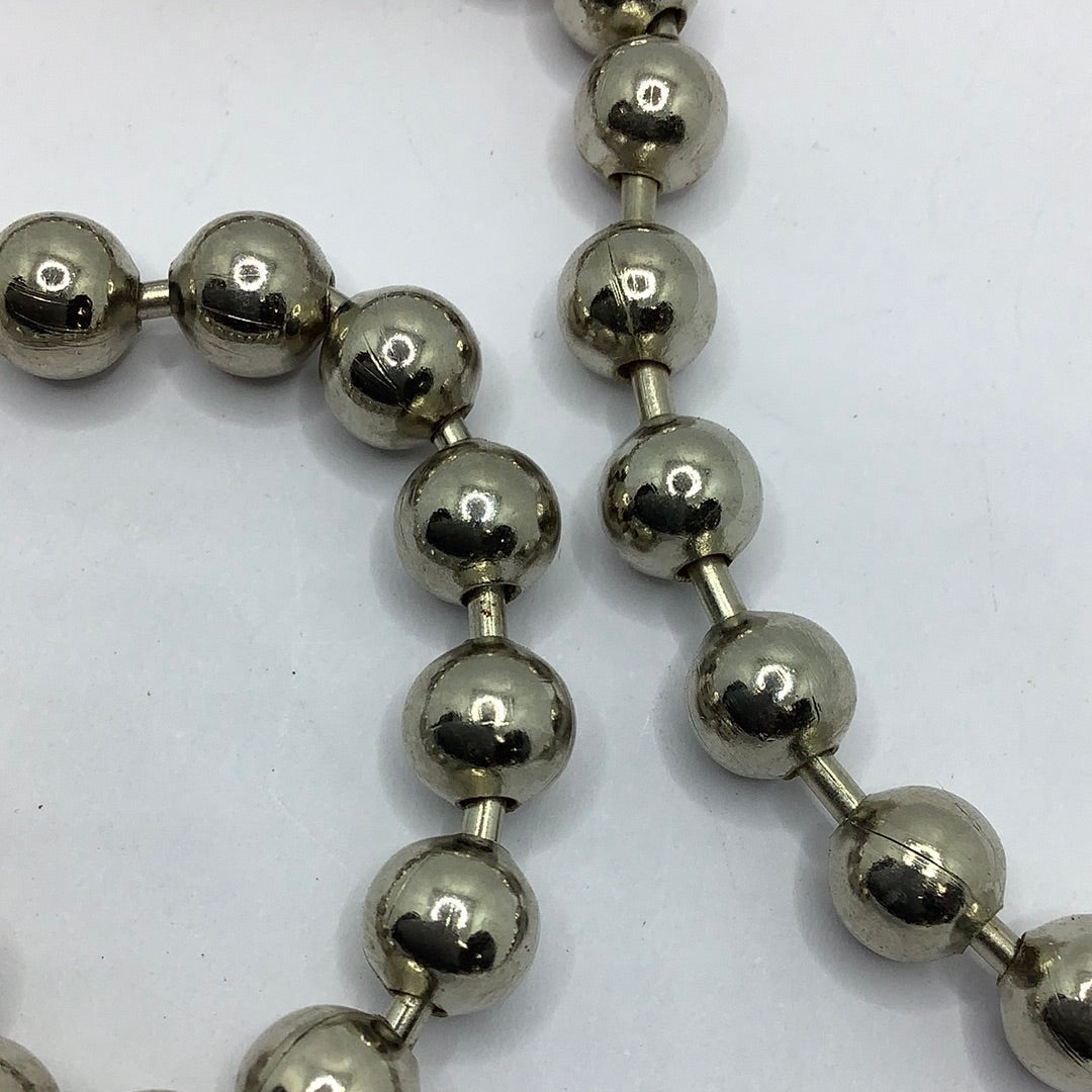 Nickel Ball Chain – www.jimmybuttons.com.au