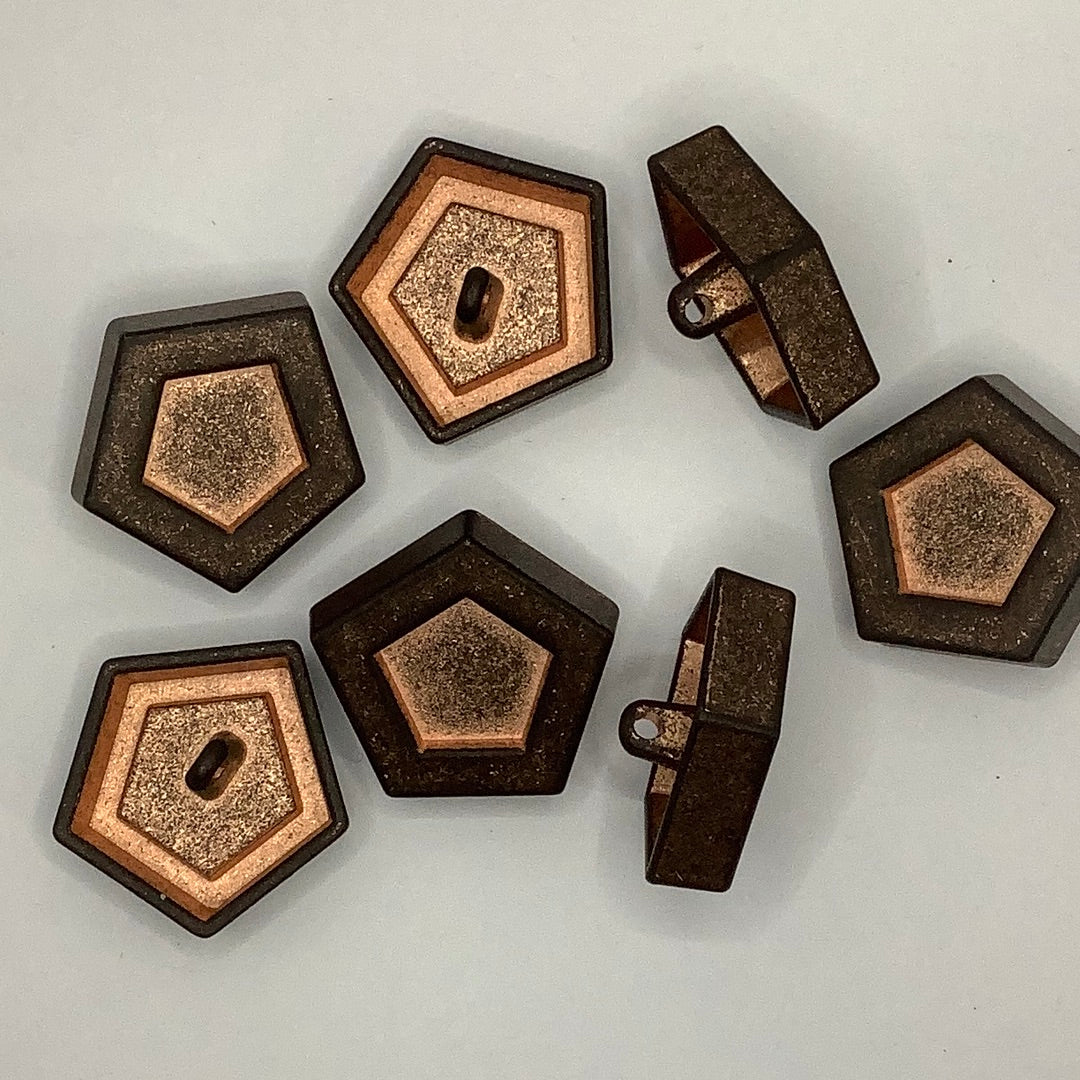 Copper metal button – www.jimmybuttons.com.au